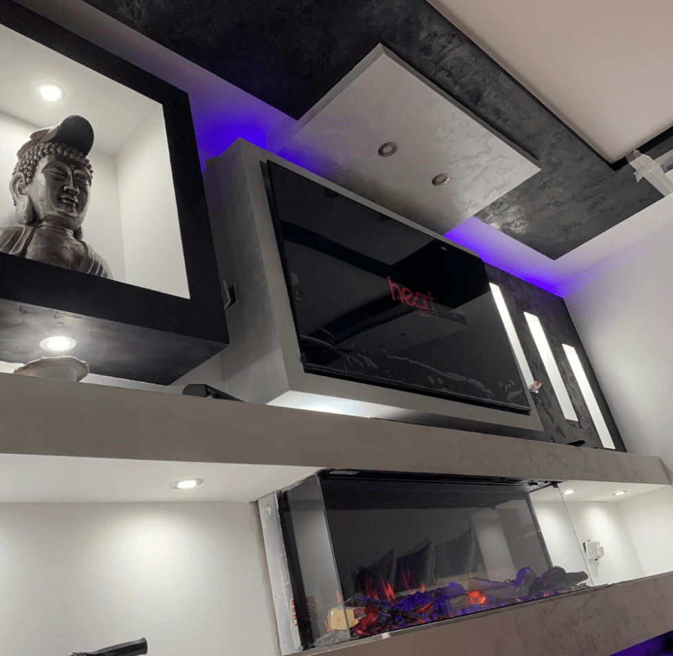 Integrated Fireplaces for Media Walls | Media Wall Master